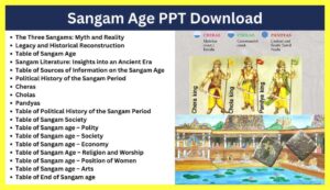 Sangam Age PPT Download » SlideSharePPT