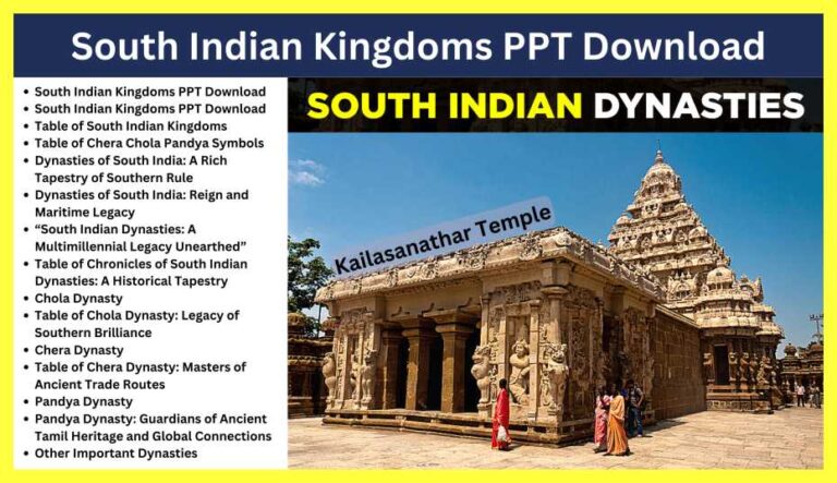 South Indian Kingdoms PPT Download » SlideSharePPT