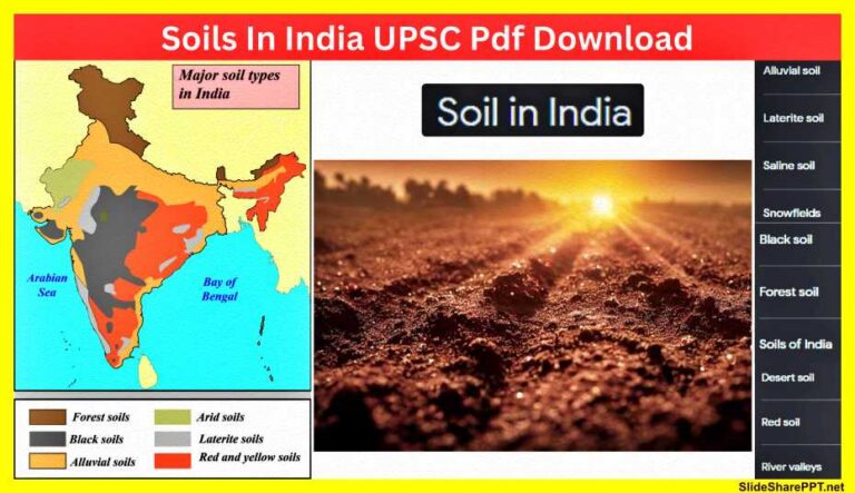 Soils In India UPSC Pdf Download » SlideSharePPT