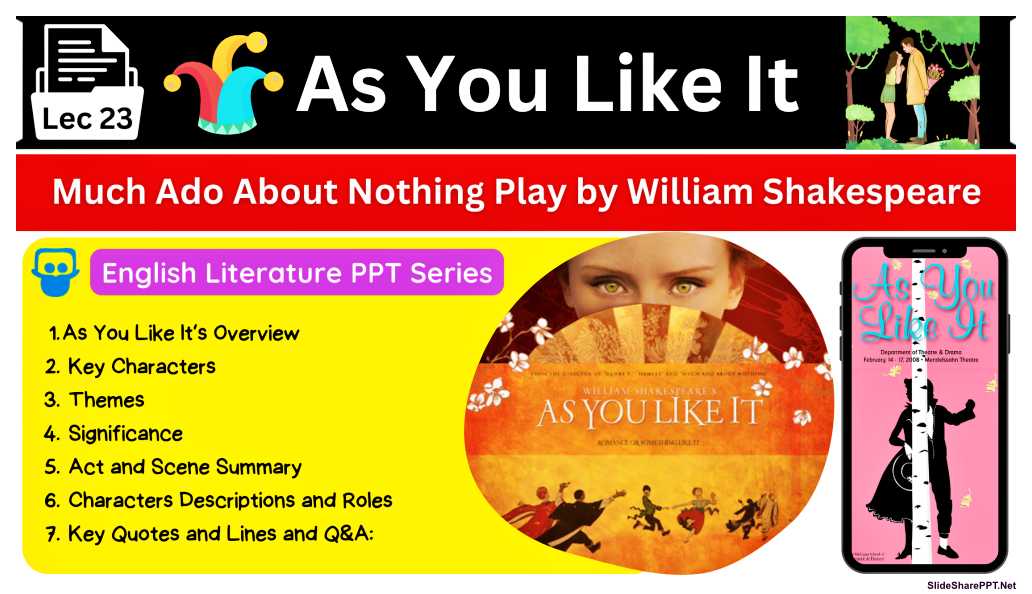 As You Like It PPT Slides & PDF Download » SlideSharePPT