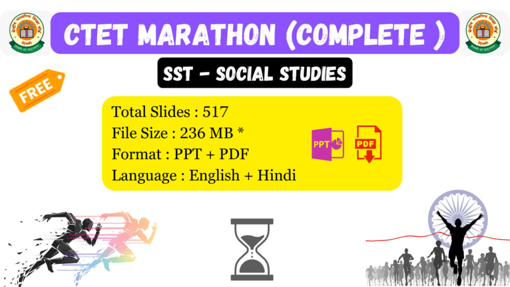 CTET SST Marathon Classes PPT Download (COMPLETE)